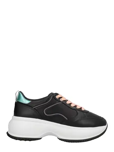 Hogan Leather Chunky Sneakers - Black