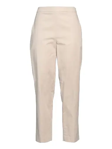 Liviana Conti Tapered Twill Pants - Beige