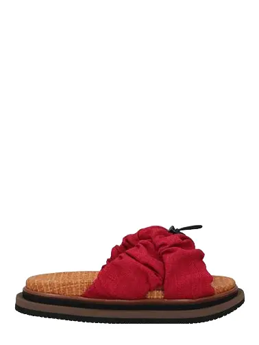 Hogan Sandals With Gathered Detail - Red