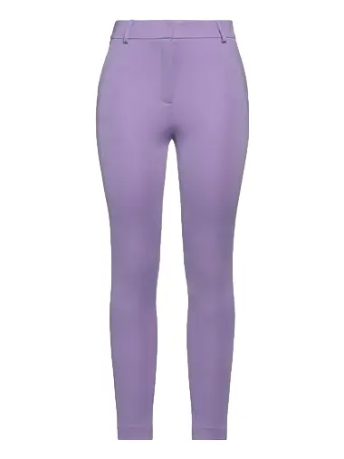 Atos Lombardini High-waisted Tapered Trousers - Purple