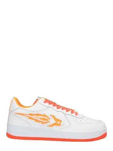 ENTERPRISE JAPAN Low-top Calfskin Sneakers - Orange
