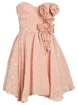 Elisabetta Franchi Mini Dress In Viscose And Silk - Blush