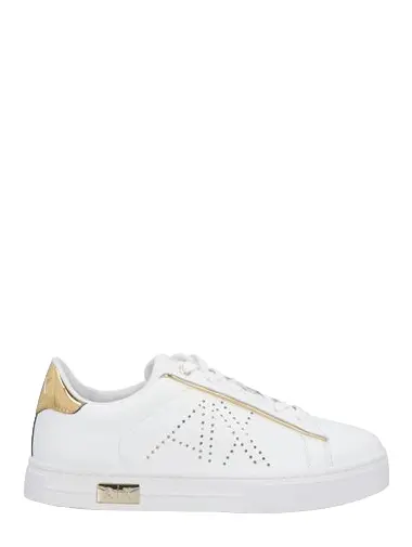 Armani Exchange Leather Sneakers - White