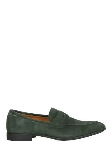 CALPIERRE Loafers In Military Soft Leather - Green