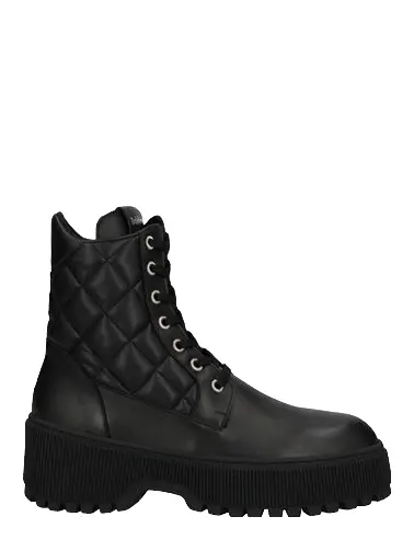 BALDININI Ankle Combat Boots - Black