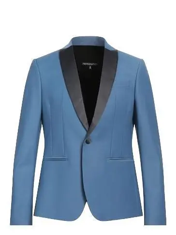 Patrizia Pepe Blazer Size Polyester, Virgin Wool, Elastane - Blue