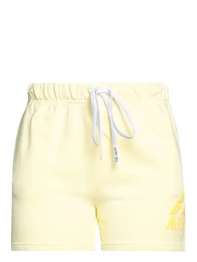 AUTRY Cotton Blend Bermuda Shorts - Yellow