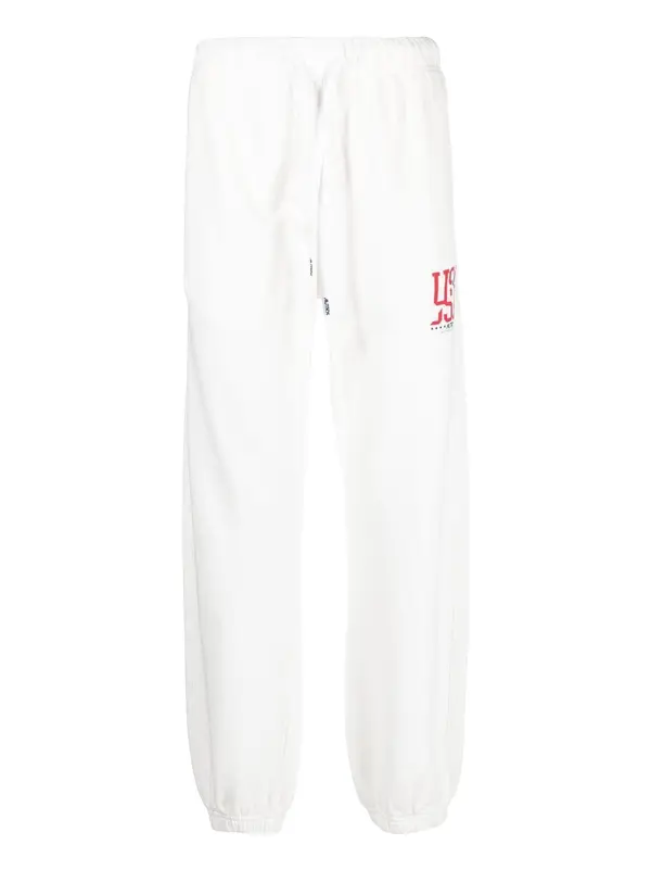 AUTRY Logo-print Drawstring Track Pants - White