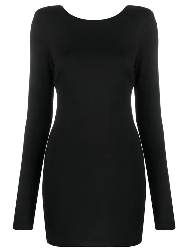 Remain Birger Christensen Open-back Minidress - Black