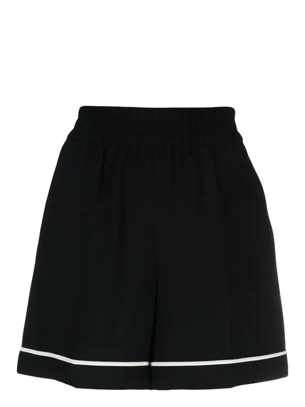 Red Valentino Thigh-length Shorts - Black