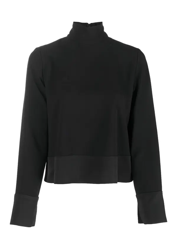 Emporio Armani High-neck Top - Black