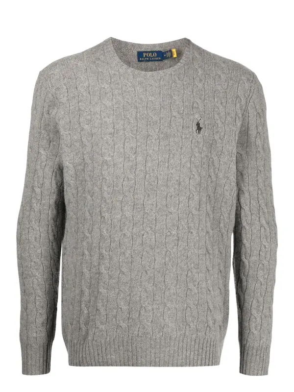 Polo Ralph Lauren Cable-knit Jumper - Grey