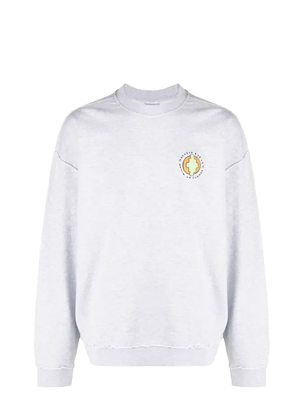 COUNTY OF MILAN Sunset Bird Logo Sweatshirt - Grey