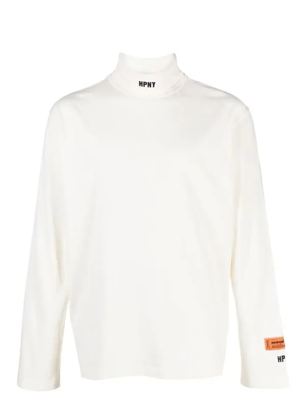 Heron Preston Logo Patch Long-sleeve T-shirt - White