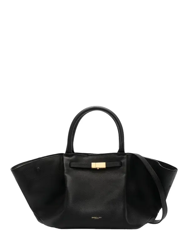DEMELLIER Oversized Leather Tote - Black