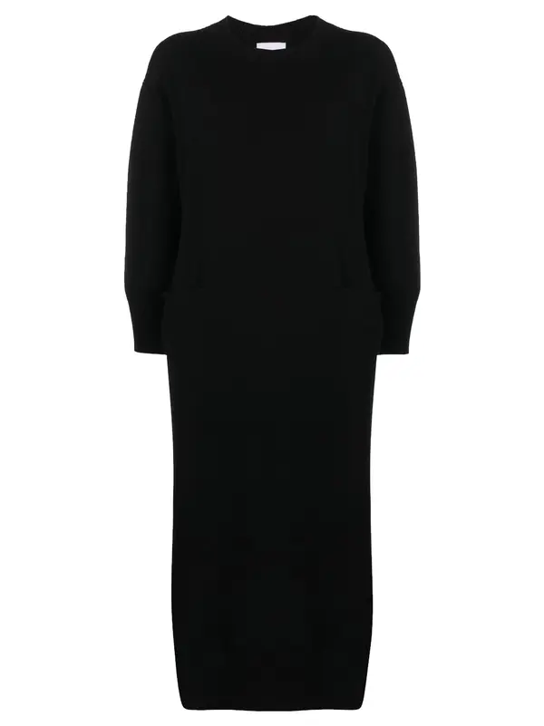 BARRIE Iconic Knit Midi Dress - Black