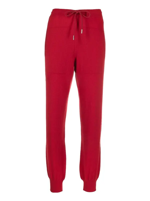 BARRIE Drawstring Track Pants - Red