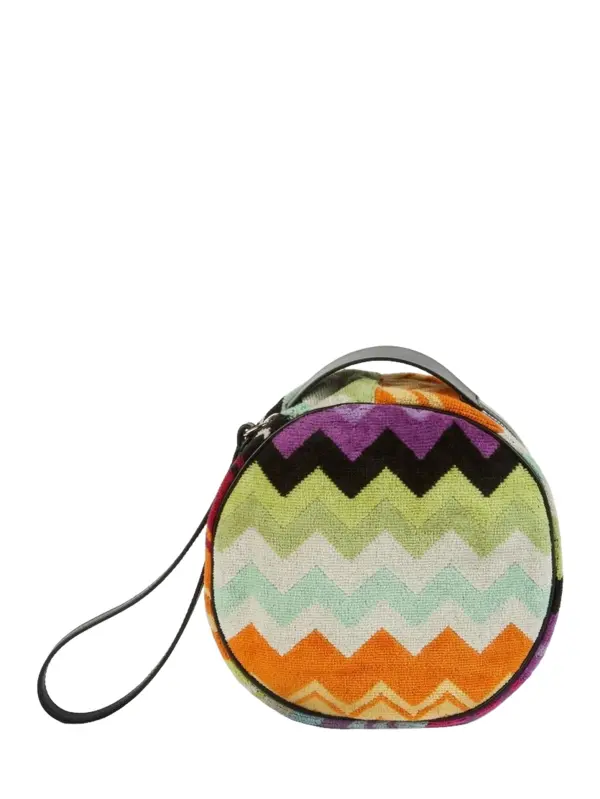 Missoni Zigzag-pattern Coin Case - Orange
