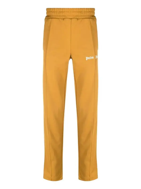 Palm Angels Logo-print Track Pants - Yellow
