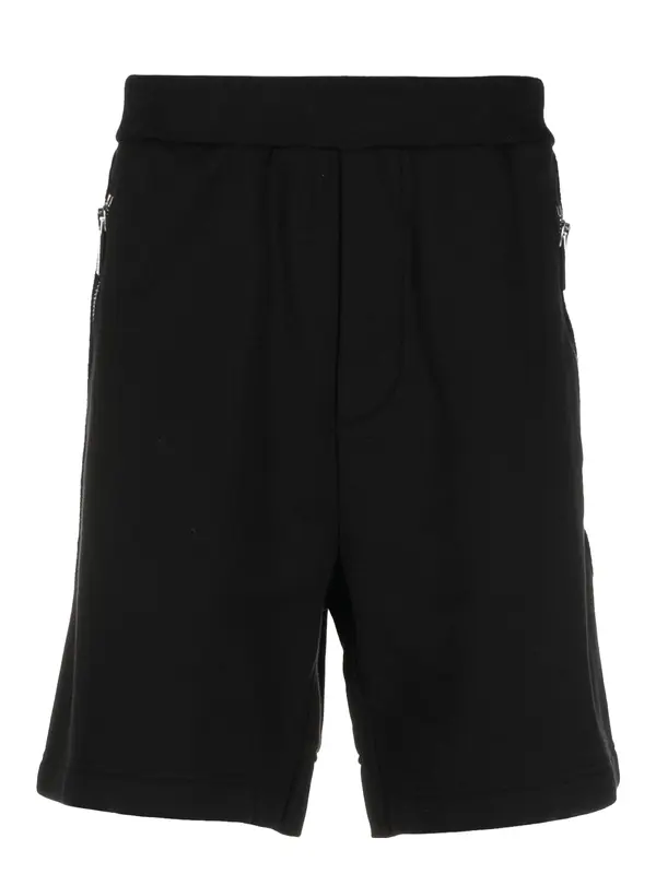 Dsquared2 Logo-print Bermuda Track Shorts - Black