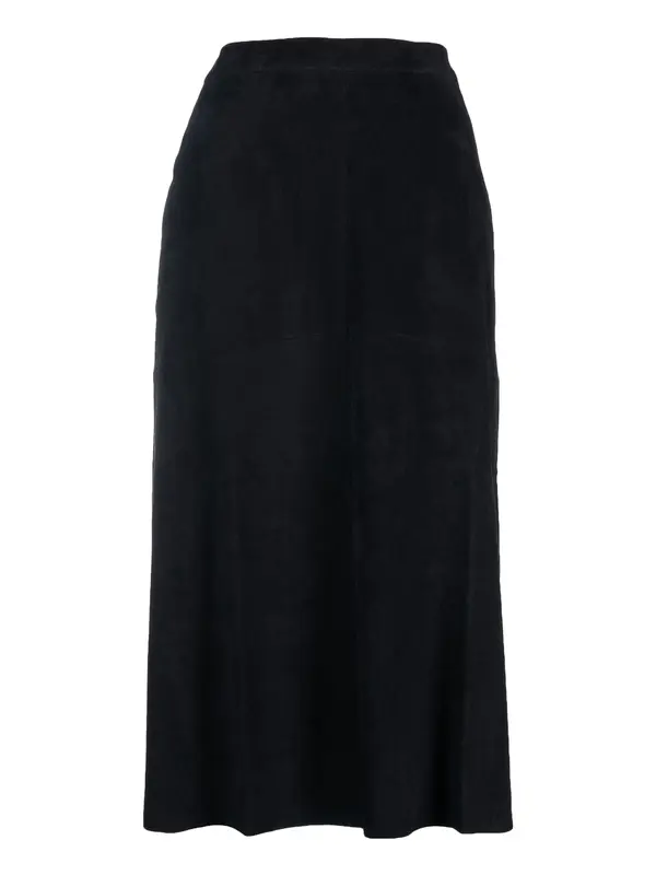 PAULA High-waisted Midi Skirt - Blue