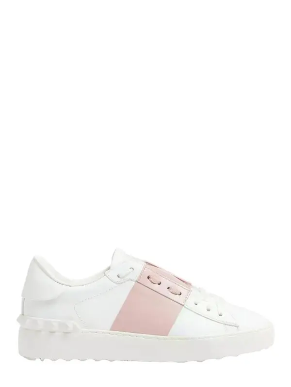 Valentino Garavani Rockstud Leather Sneakers - White