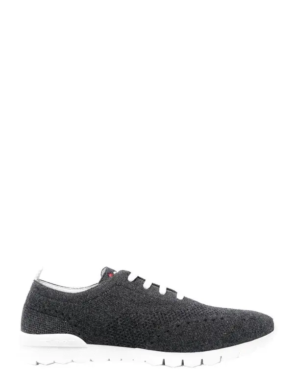 Kiton Knitted Low-top Sneakers - Grey