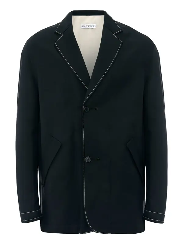 JW Anderson Reversible Single-breasted Blazer - Black