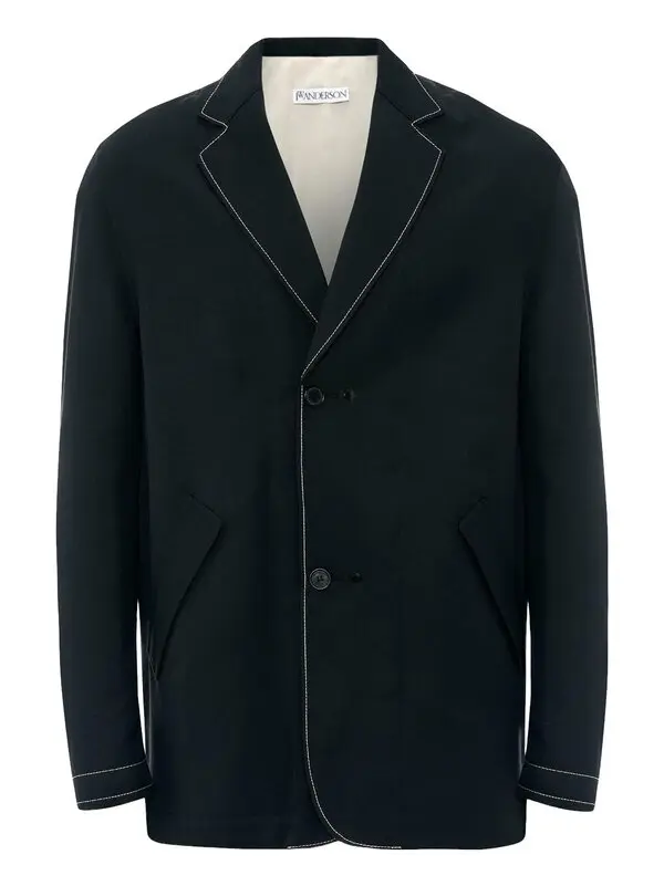 JW Anderson Reversible Single-breasted Blazer - Black