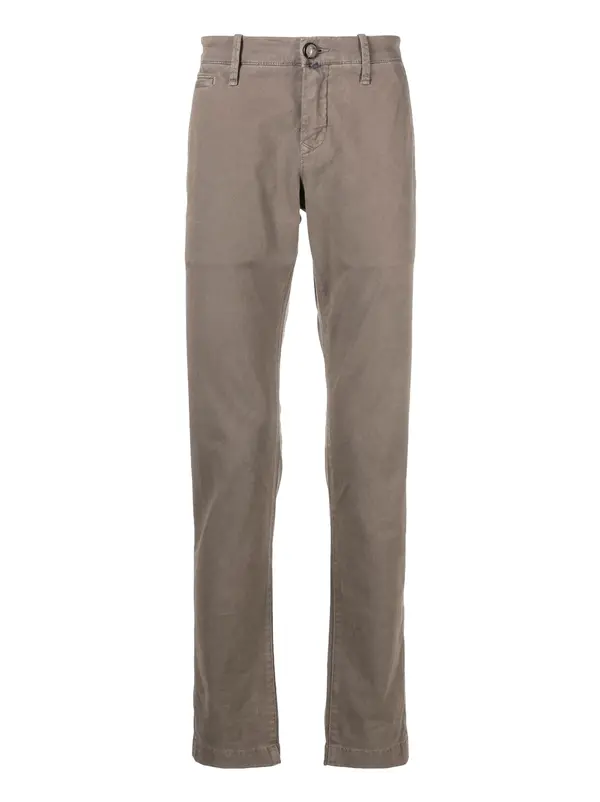 Jacob Cohen Slim-cut Trousers - Neutrals