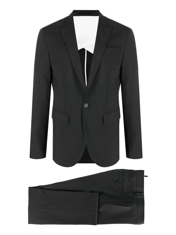 Dsquared2 Single-breasted Wool-blend Suit - Grey
