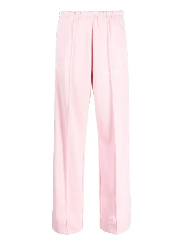 Palm Angels Logo Print Track Pants - Pink