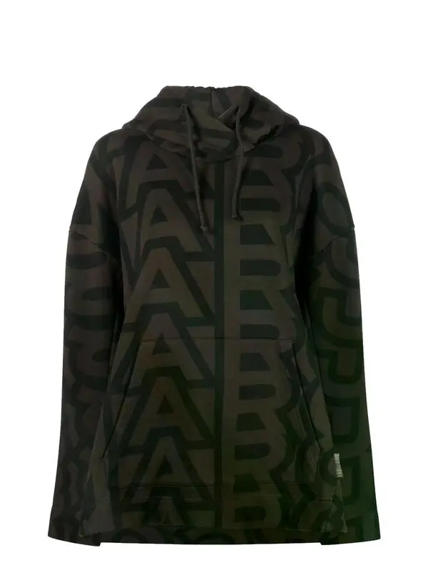 Marc Jacobs Monogram Oversized Hoodie - Brown