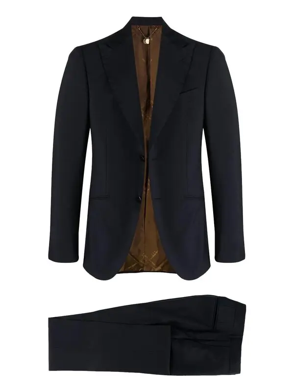 MAURIZIO MIRI Wool-mohair Suit - Blue