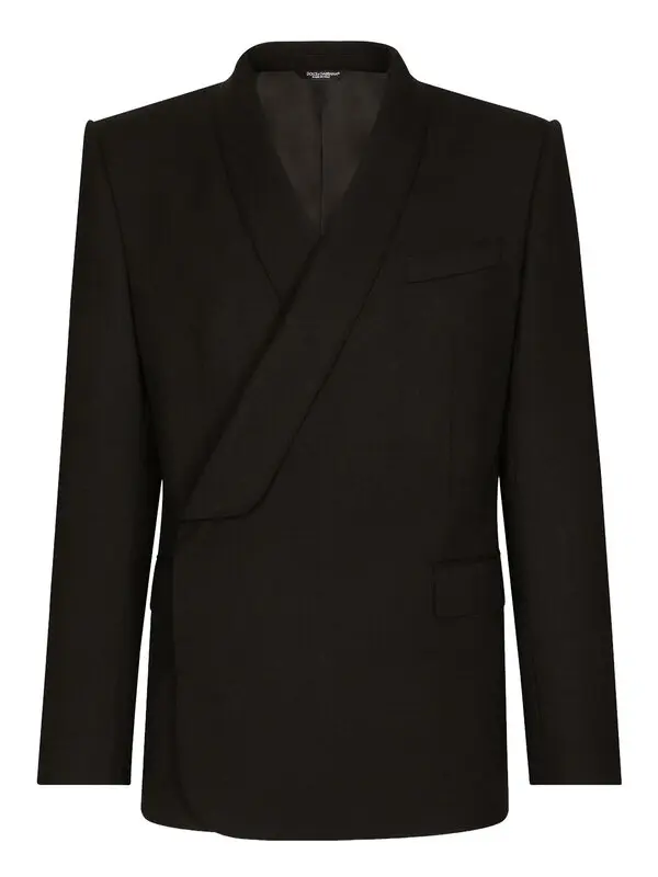 Dolce & Gabbana Sicilia-fit Double-breasted Blazer - Black