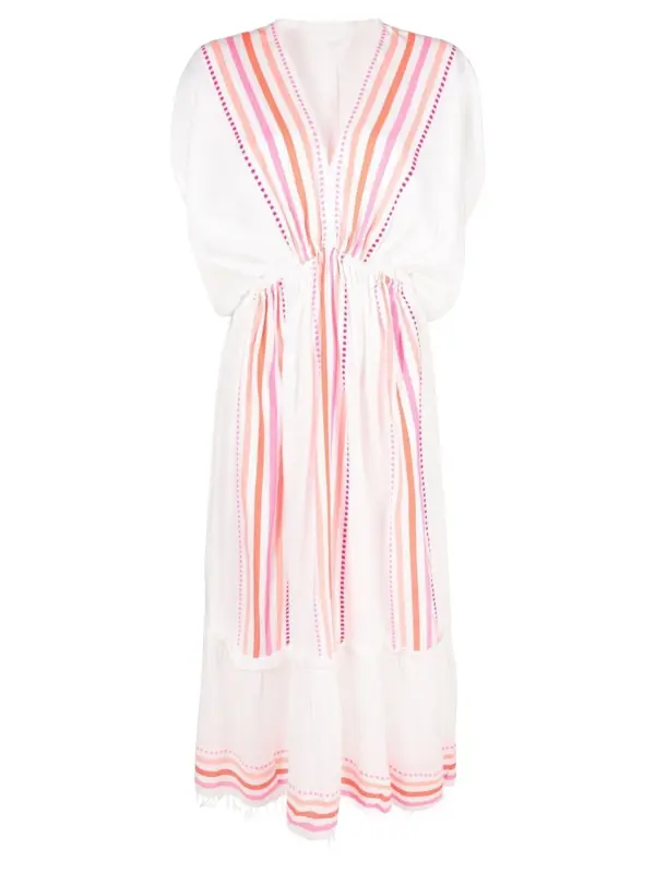 LEMLEM Eshe Stripe-print Dress - Pink