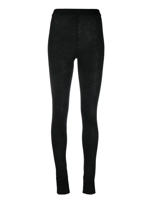 JIL SANDER Logo-print Leggings - Black
