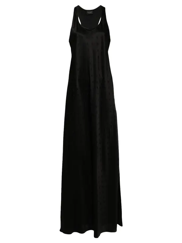 Balenciaga Letters Gown - Black