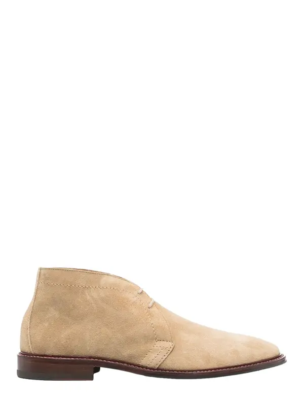 SCAROSSO Suede Chukka Boots - Neutrals