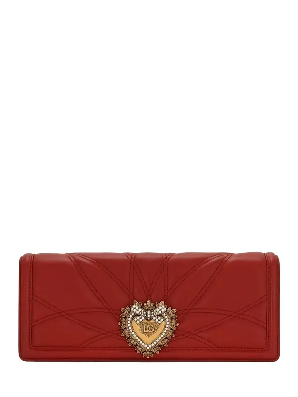 Dolce & Gabbana Devotion Quilted Shoulder Bag - Red
