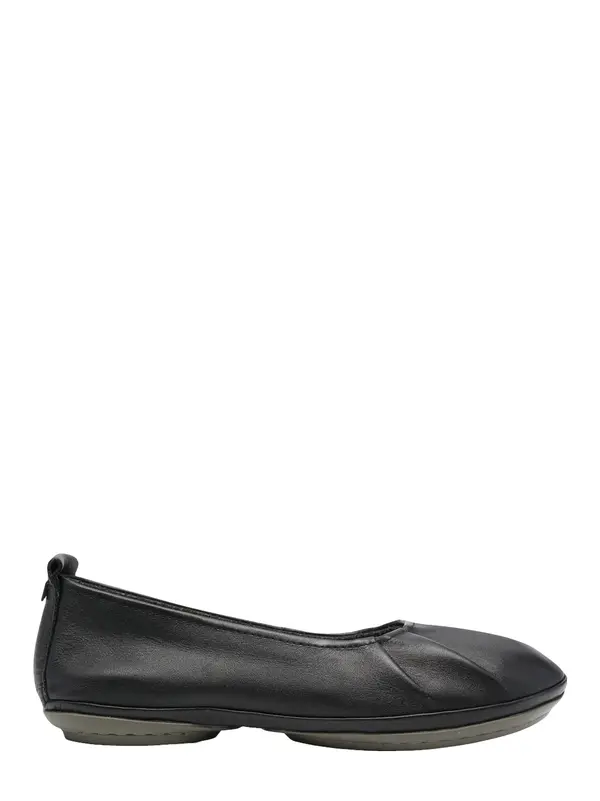 Camper Pleated Ballerina Shoes - Black