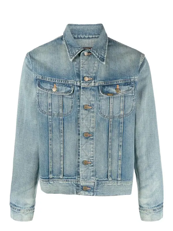 Ralph Lauren Button-down Denim Jacket - Blue