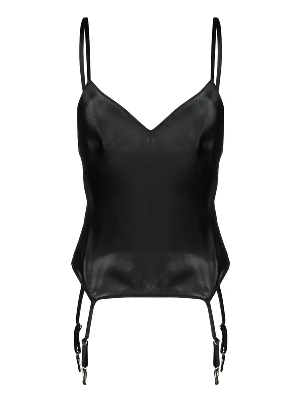 MAISON CLOSE Silk Camisole - Black