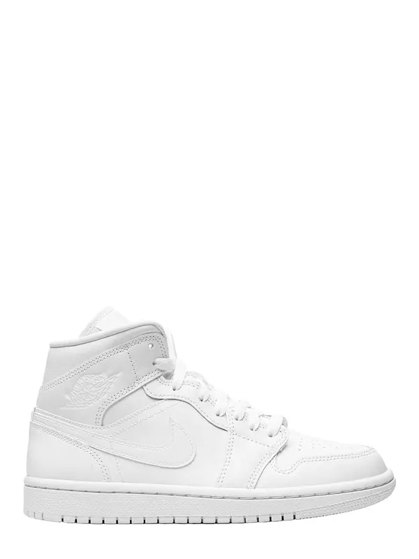 JORDAN Air 1 Mid Triple Sneakers - White