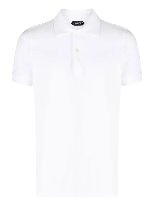 TOM FORD Short-sleeve Polo Shirt - White
