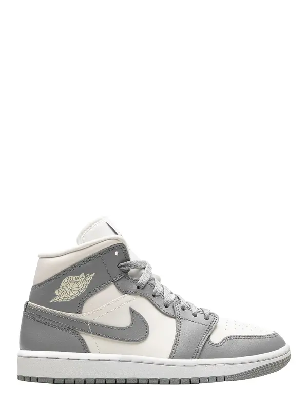 JORDAN Air 1 Mid Stealth Sneakers - Grey