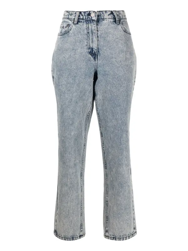 3.1 Phillip Lim Overdyed Boyfriend Jeans - Blue