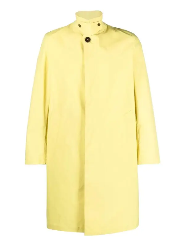 Mackintosh Newington A-line Coat - Yellow