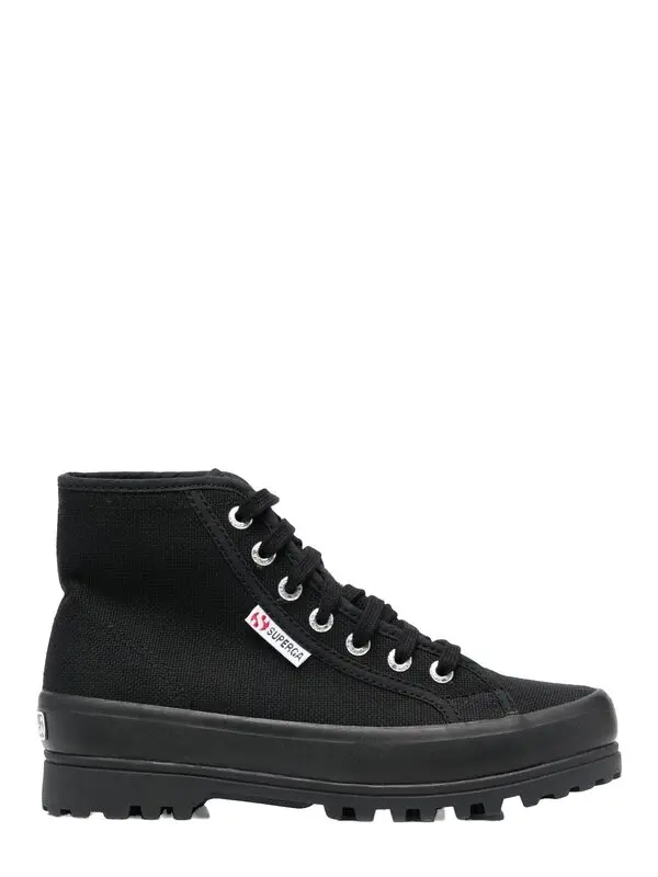 Superga High-top Lace-up Sneakers - Black