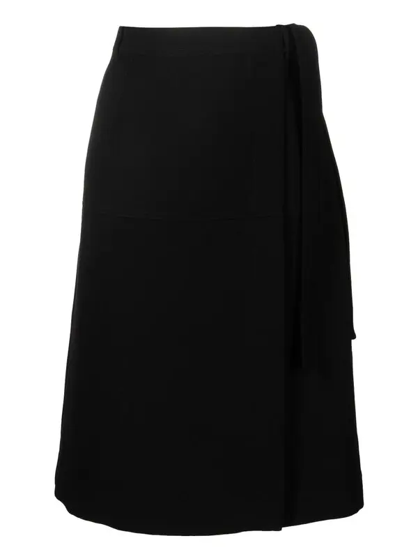 3.1 Phillip Lim Heavy Candy Wrap Midi Skirt - Black